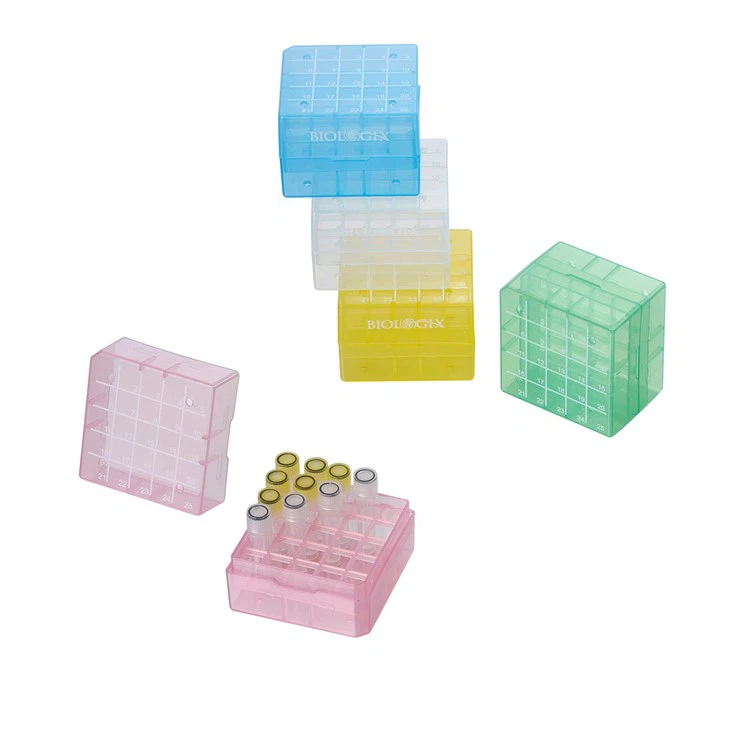 5x5 (25-well), 9x9 (81-well), Or 10x10 (100-well) Boxes PP Cryogenic ...