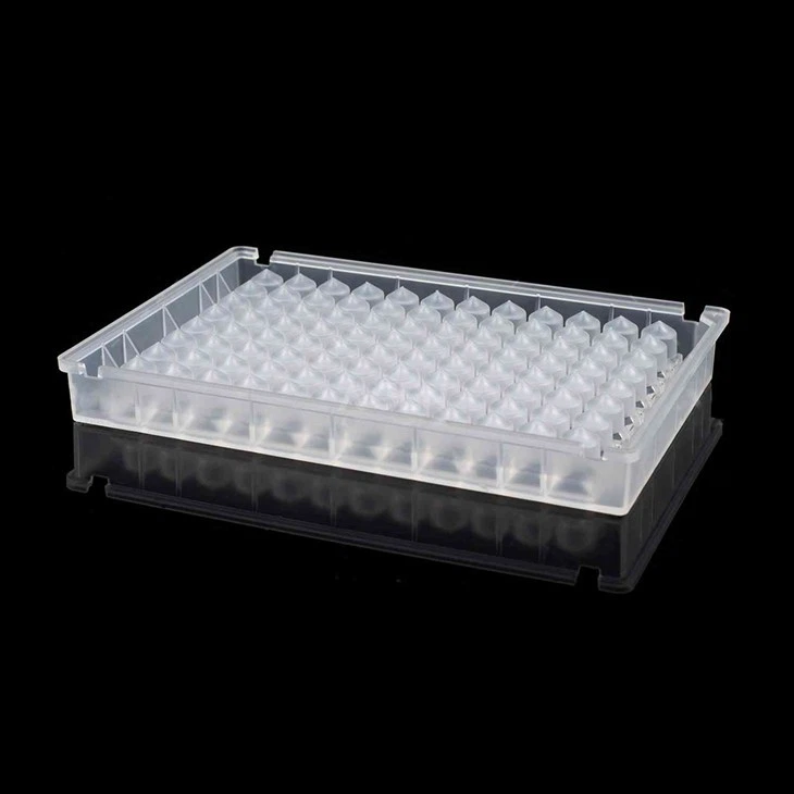 Sterile 0.5mL 96-Well Deep Well Plate With V-Conical Bottom, 5/PK, 50 ...